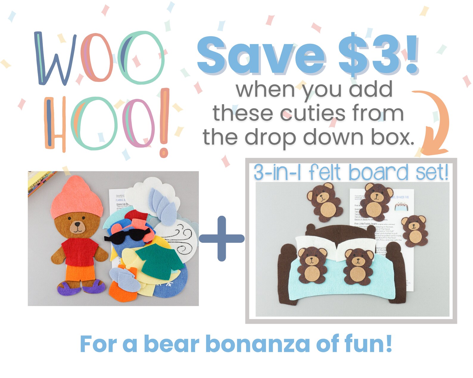 Dress up Weather Bear Felt Board Set: Circle Time Activity - Etsy