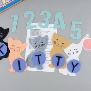 3-in-1 Kitty Flannel Board Story Set | A Cat Felt Board Story BINGO ...
