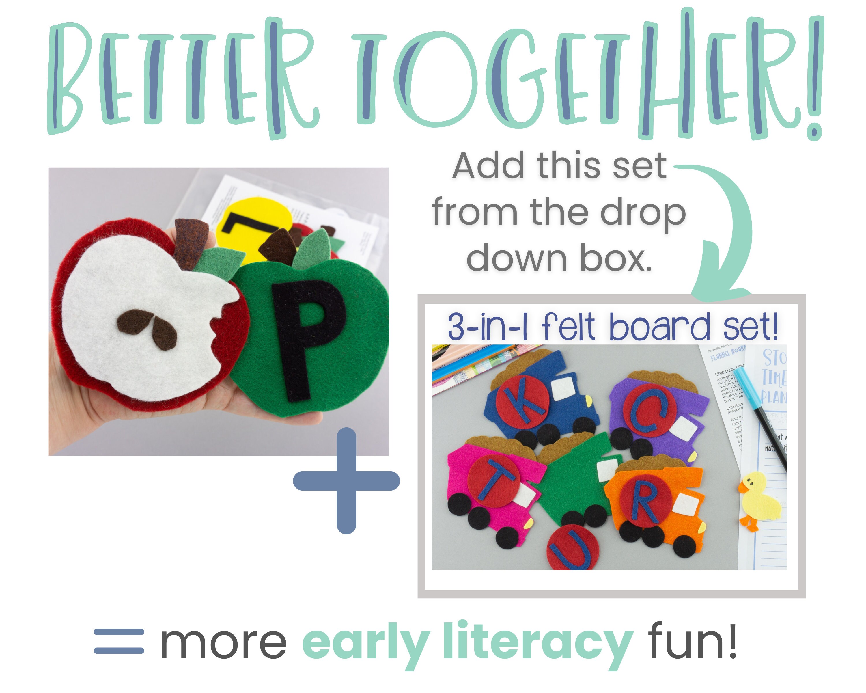 Felt Board Story Apple Song for Kindergarten + Preschool Teacher Circle ...