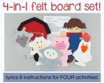 Old Macdonald Felt Board - Etsy