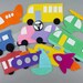 5-in-1 Vehicle Felt Board Set Super Big Transportation - Etsy