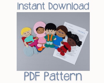 Five Little Ducks Felt Board Pattern PDF Download - Etsy