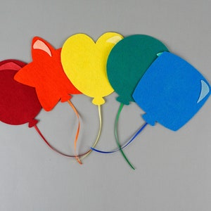 Five Colorful Balloons Felt Board Story for Circle Time | Balloons ...