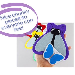 Five Flies Circle Time Felt Board Story | Color, Counting, Bug Flannel ...