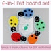 Ladybug Felt Board Story 6-in-1 Felt Board Song and Game for Preschool ...