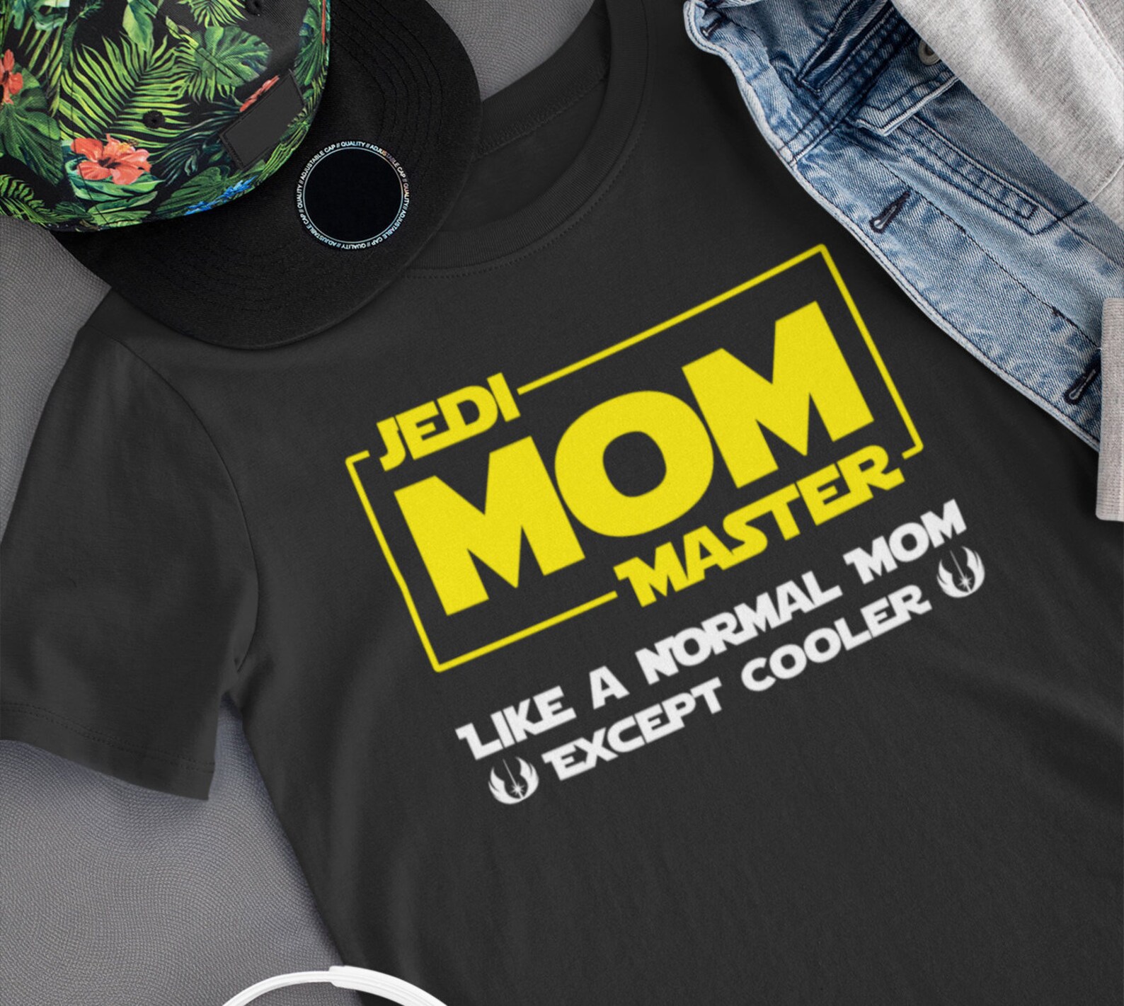 Jedi Master Mom Like a Normal Mom Except Cooler Mom Svg File | Etsy