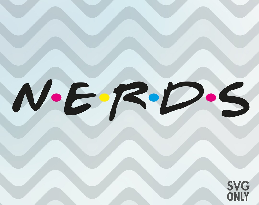 Nerds Friends Themed Svg Eps Cutting Files Duo Shirts , Matching Shirts ...
