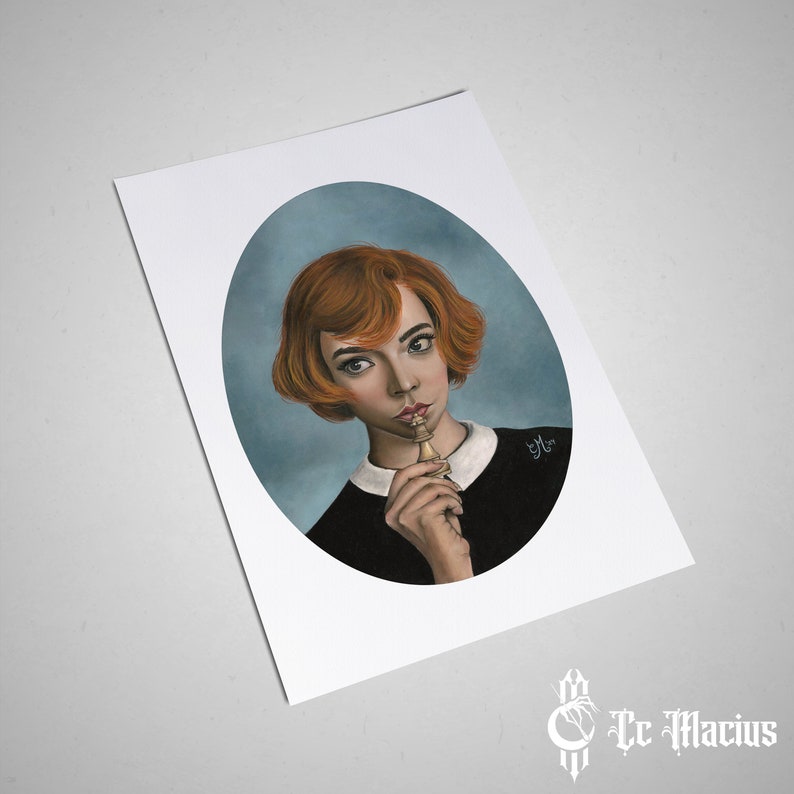 Beth Harmon / Art Print / Anya Taylor-joy / Poster Wall Art / the Queen ...