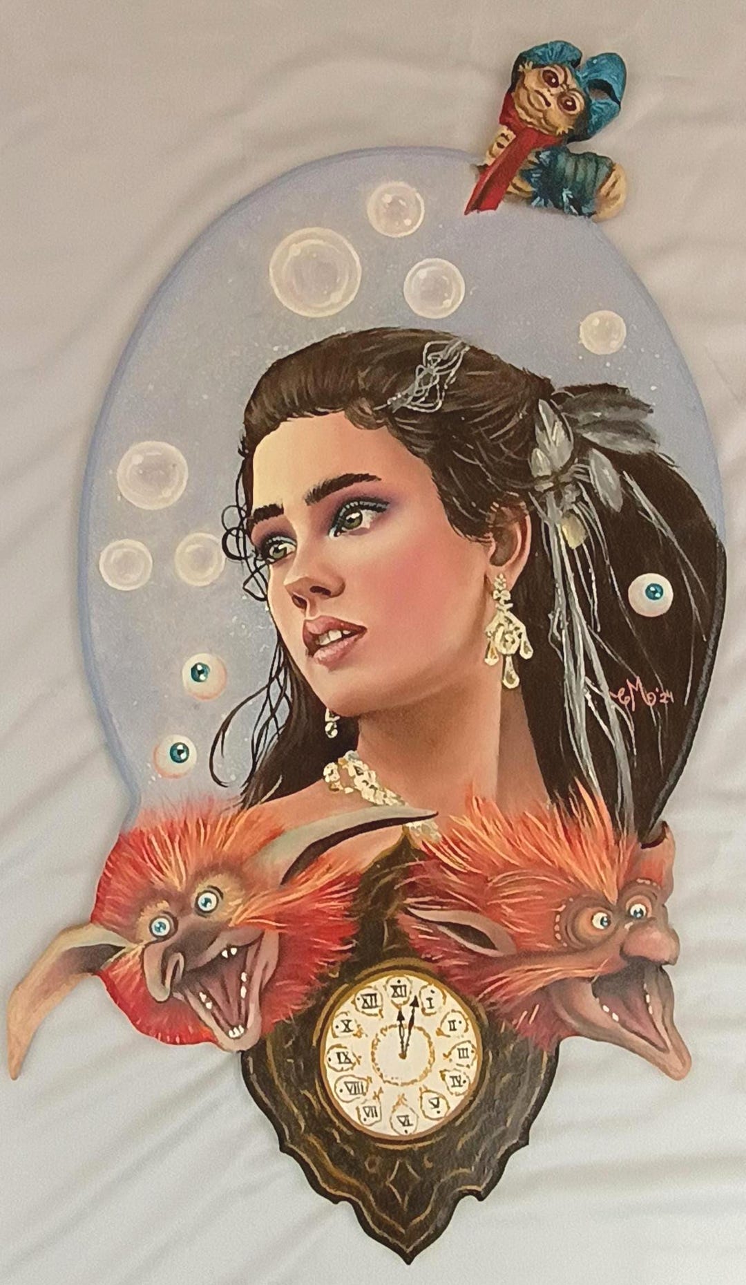Retrato Al óleo De Sarah En Dentro Del Laberinto – Jennifer Connelly ...