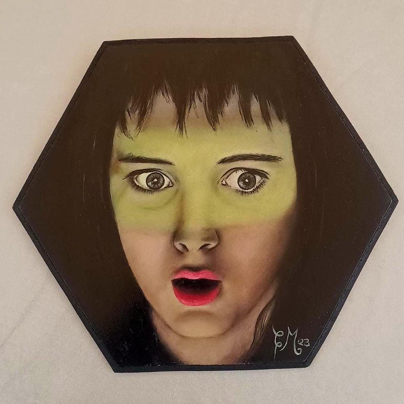 Portrait of Lydia Deetz – Winona Ryder in Beetlejuice – Gothic Oil ...