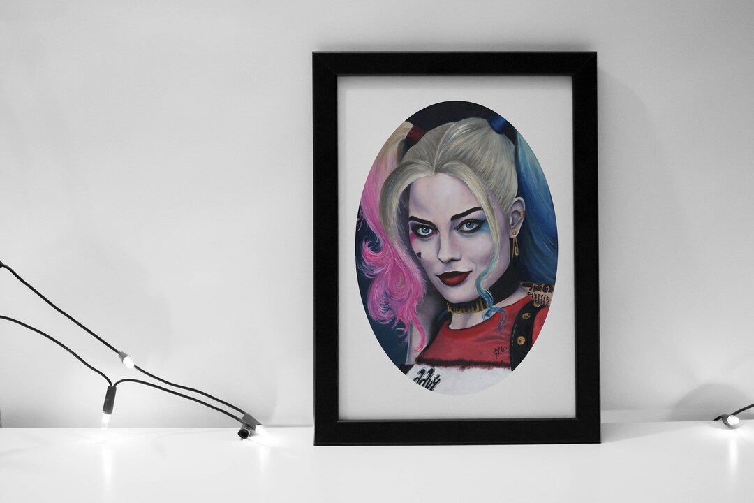 Harley Quinn Sheet, Margot Robbie, Comic, Geek Wall Decoration Box ...
