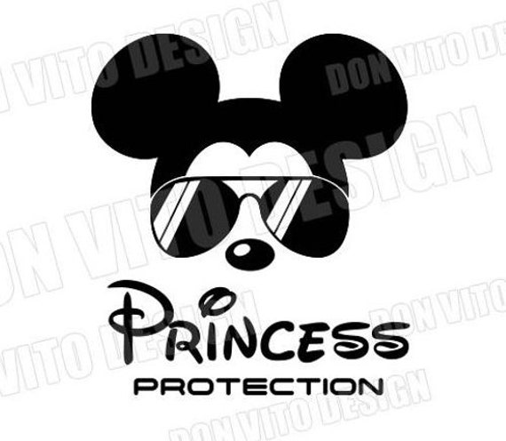 Iron on Decal Princess Protection - Etsy