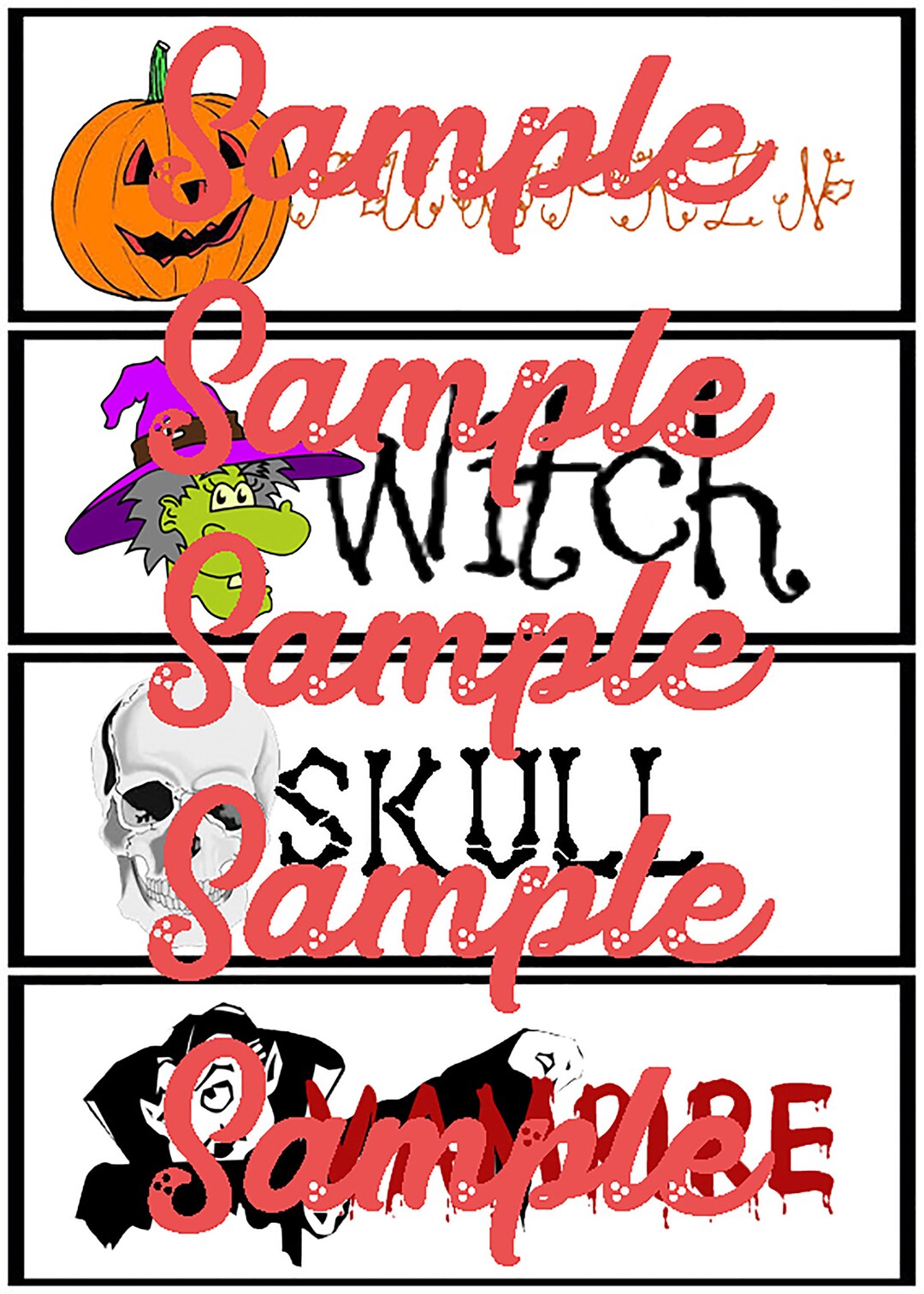 Halloween Word Board - Etsy