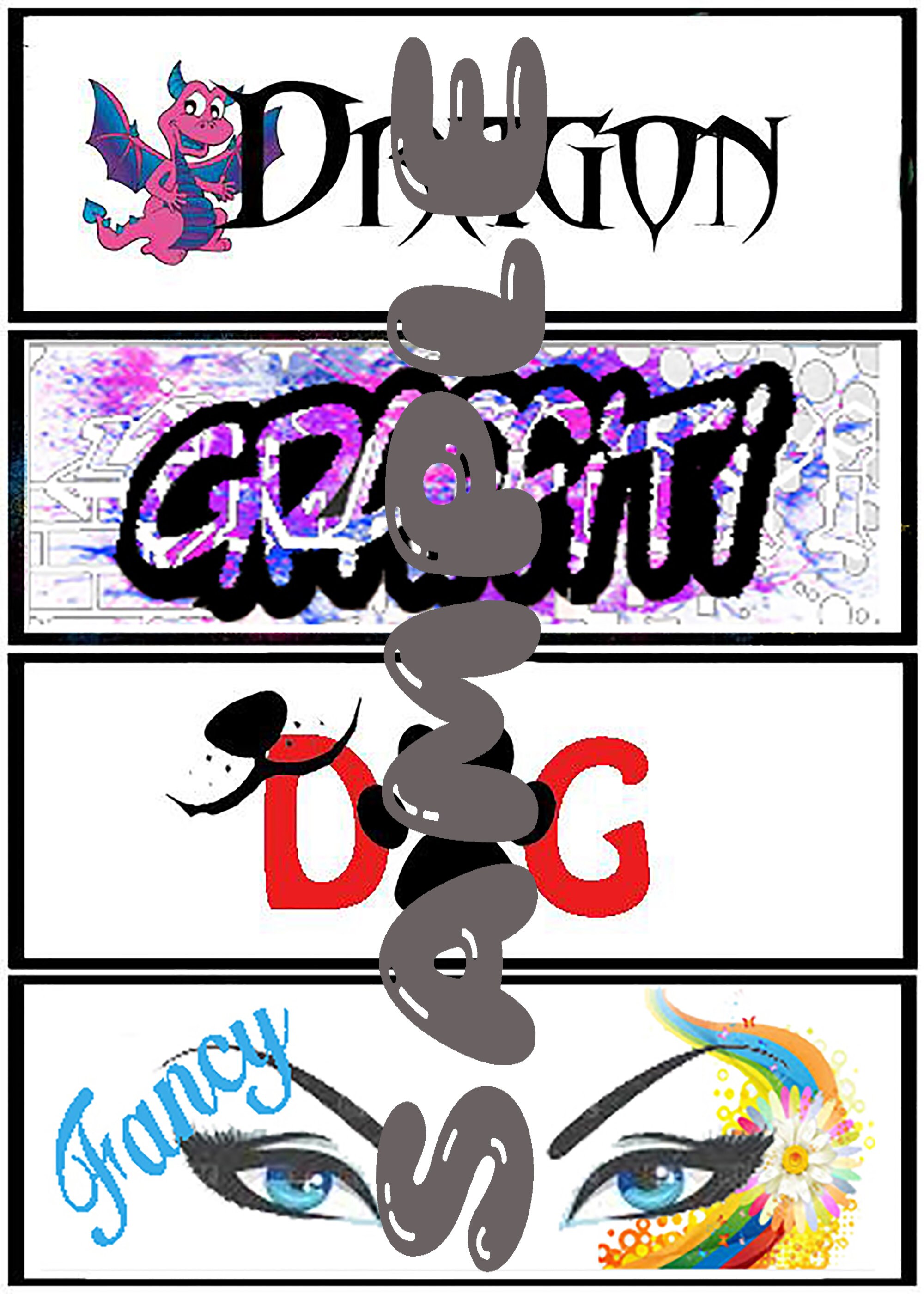 Face Painting Signs Words Board JPEG Festivals Events Print Your Own A4 ...