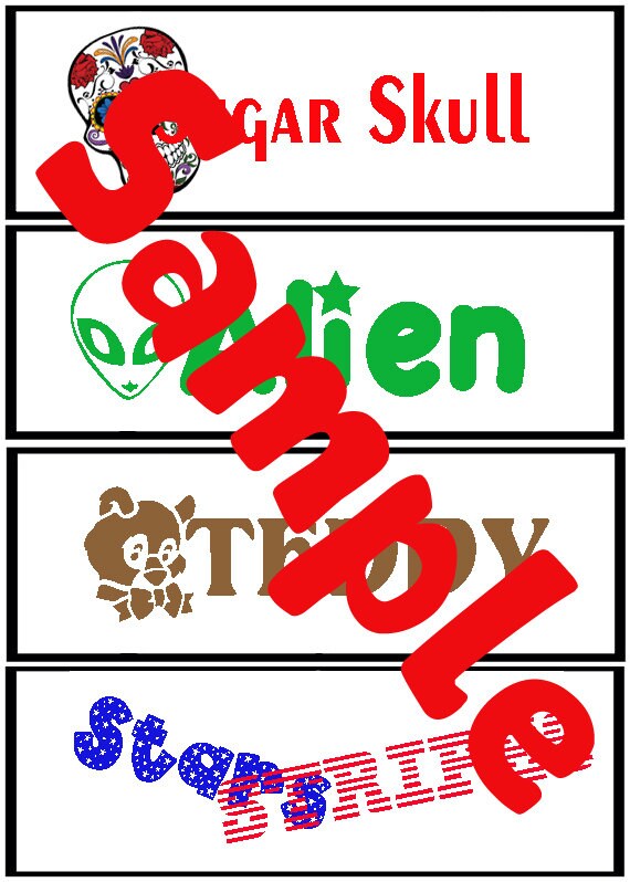 Face Painting Signs Words Board JPEG Festivals Events Print - Etsy