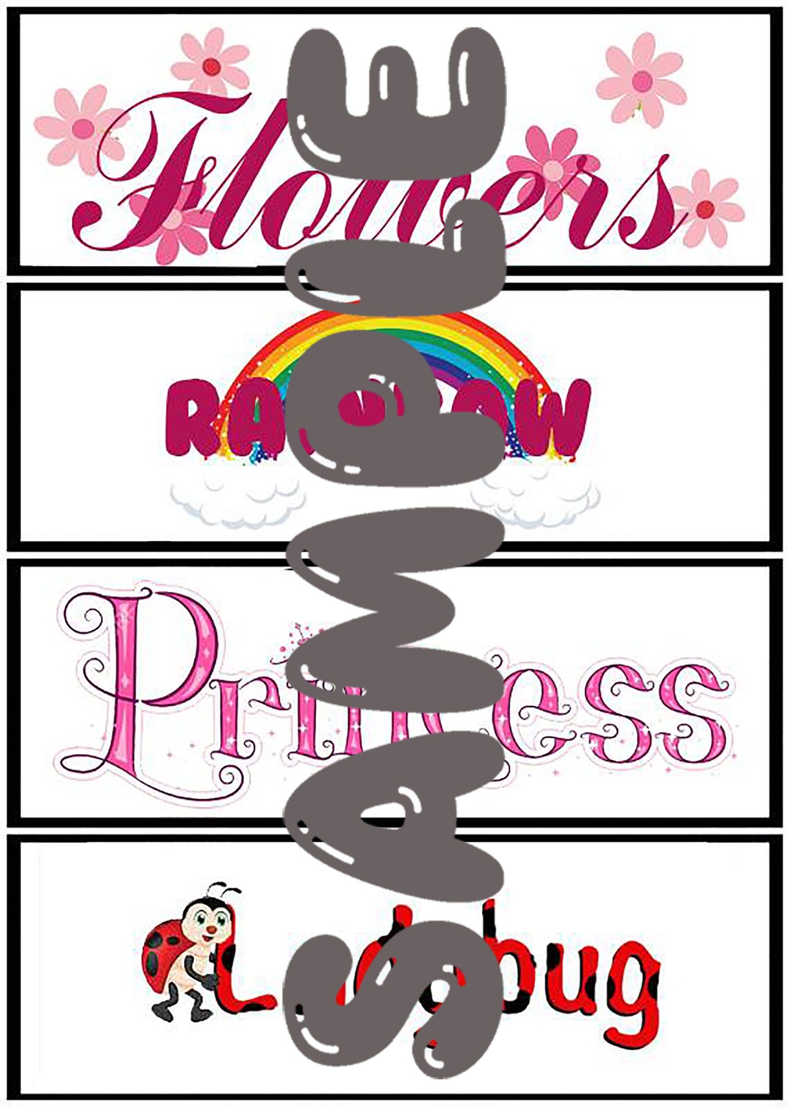 Face Painting Signs Words Board JPEG Festivals Events Print Your Own A4 ...