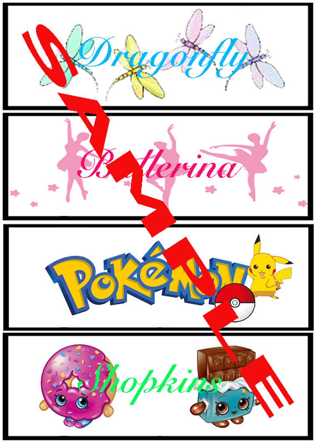 Face Painting Signs Words Board JPEG Festivals Events Print Your Own A4 ...