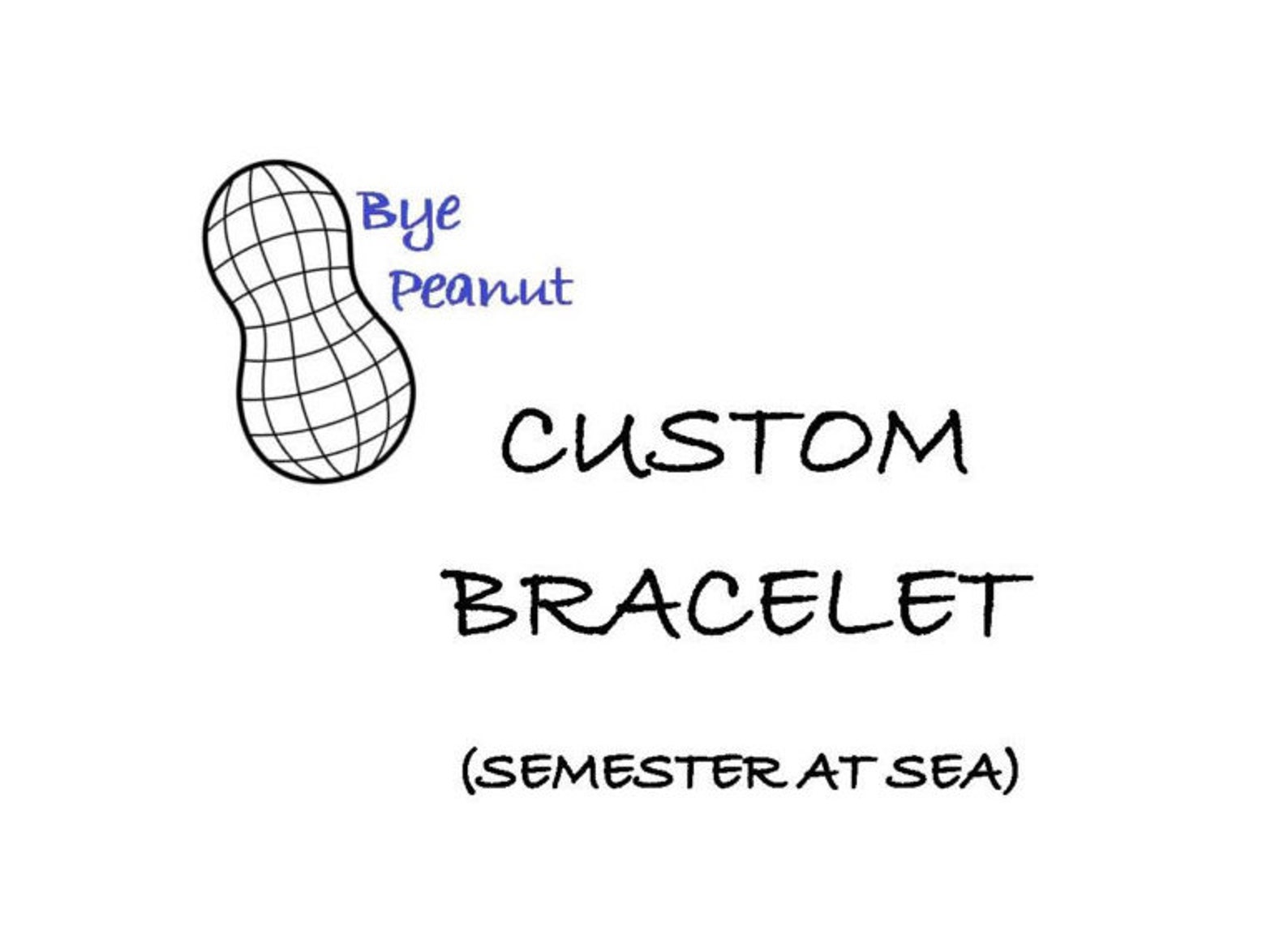 Semester at Sea Bracelet, Custom Flag Bracelet, Semester at Sea Jewelry ...