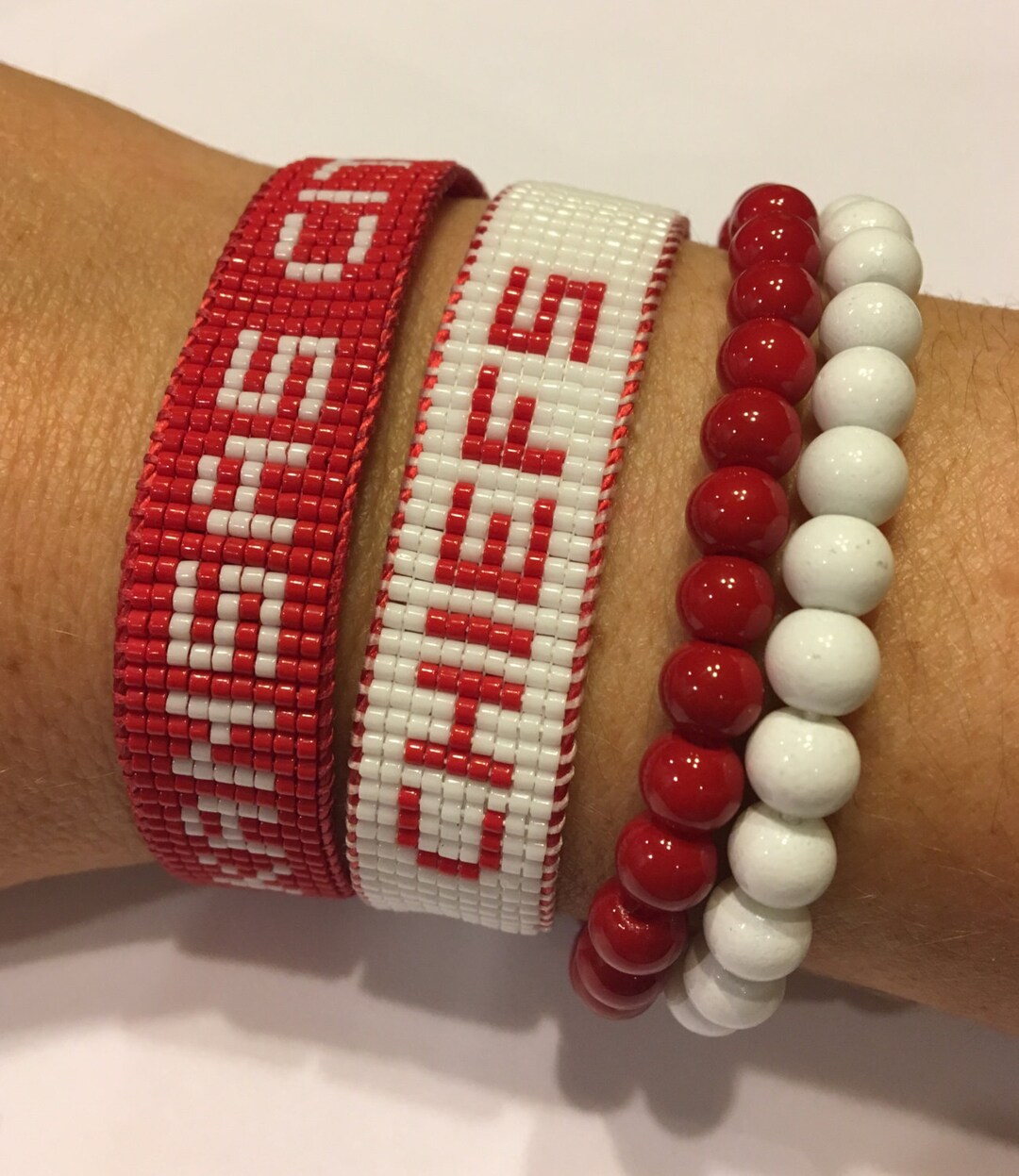 Kansas City Chiefs Bracelet, Chiefs Bracelet, Chiefs Jewelery, NFL ...