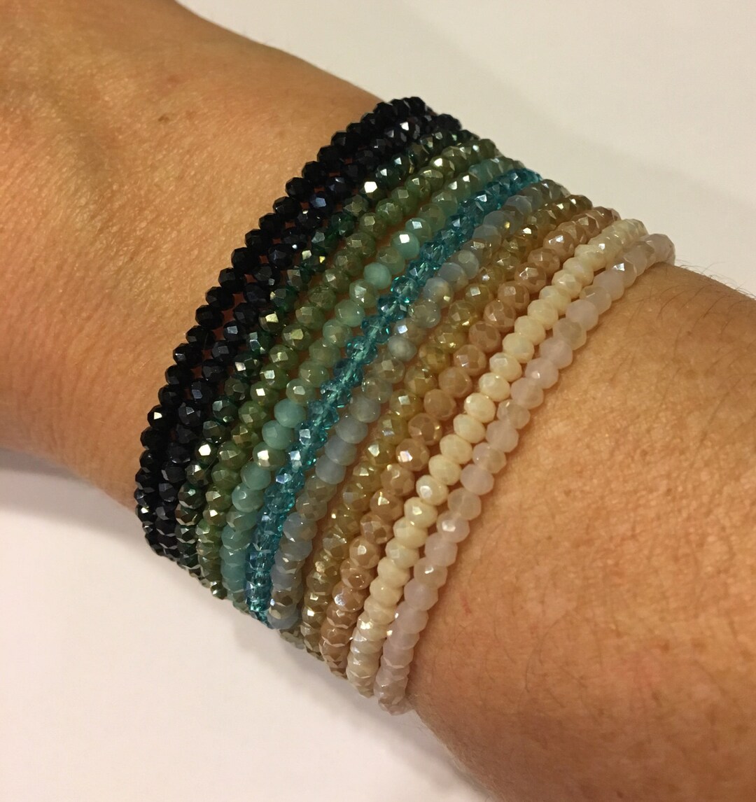 Crystal Stretch Bracelet, Sparkle Bracelet, Stretch Bracelet ...