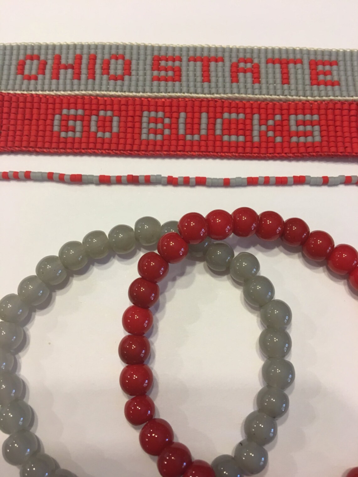 Ohio State Buckeyes Bracelet, Buckeyes Bracelet, OSU Jewelry, BIG 10 ...