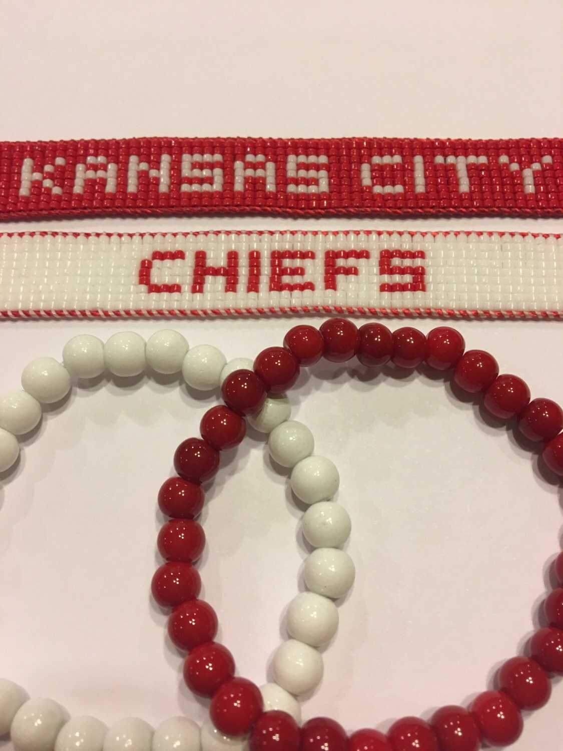 Kansas City Chiefs Bracelet, Chiefs Bracelet, Chiefs Jewelery, NFL ...