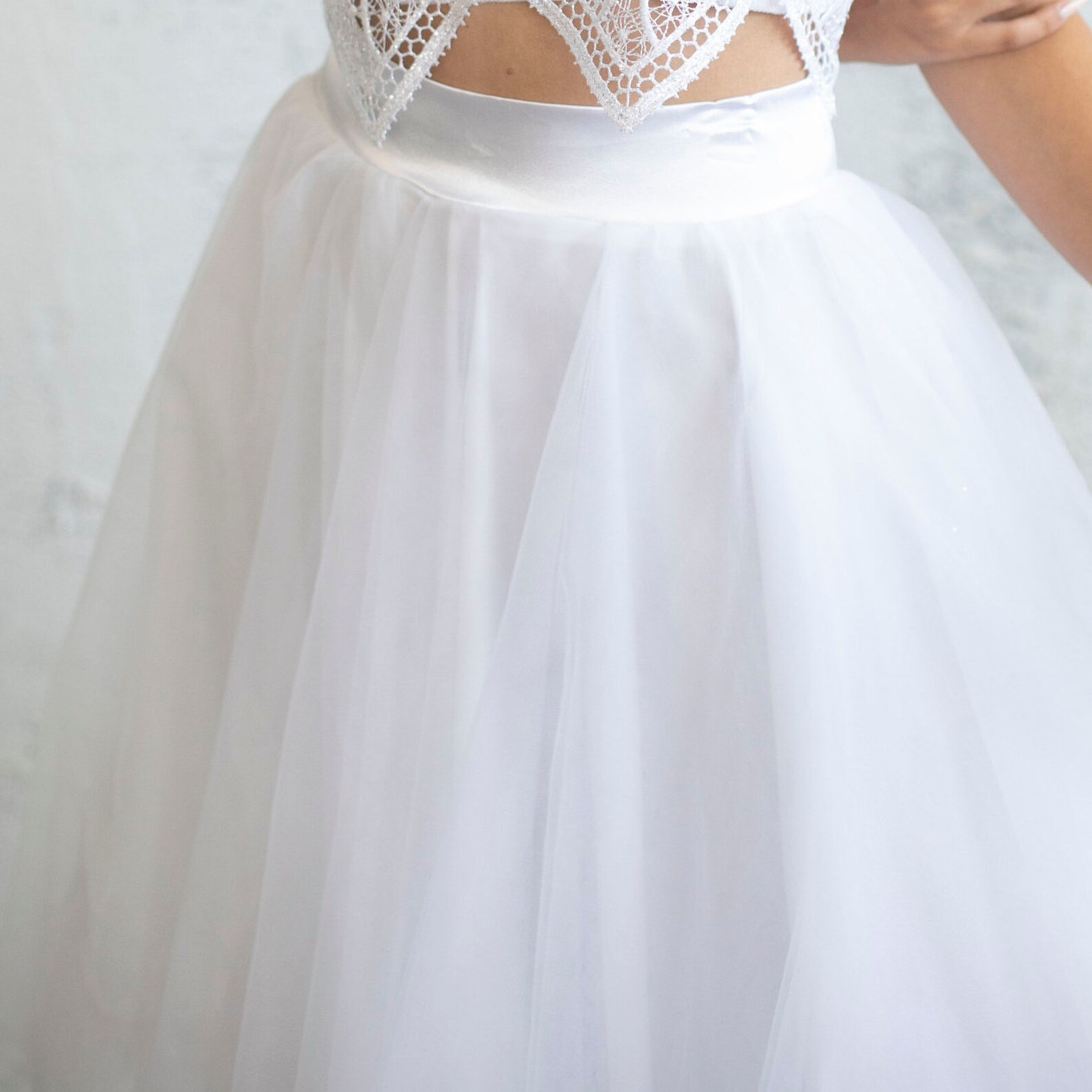 Bridal Separates Wedding Skirt White Wedding Skirt Bridal | Etsy