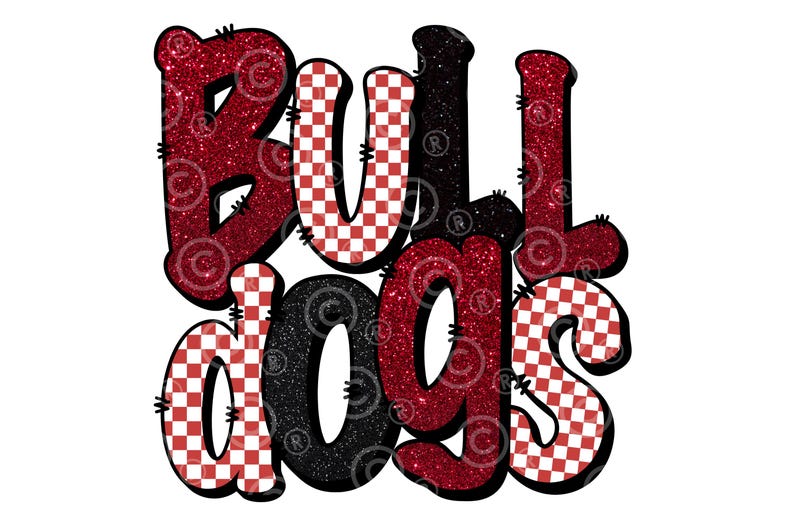 Bulldogs Spirit PNG TWO VERSIONS - Etsy