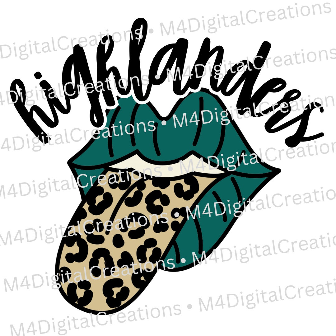 Highlanders, School Mascot, Sublimation, DTF, PNG, School Spirit ...