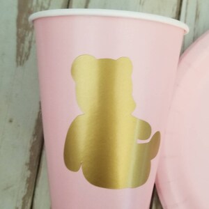 Teddy Bear Plates, Cups and Napkins, Teddy Bear Baby Shower, Teddy Bear ...