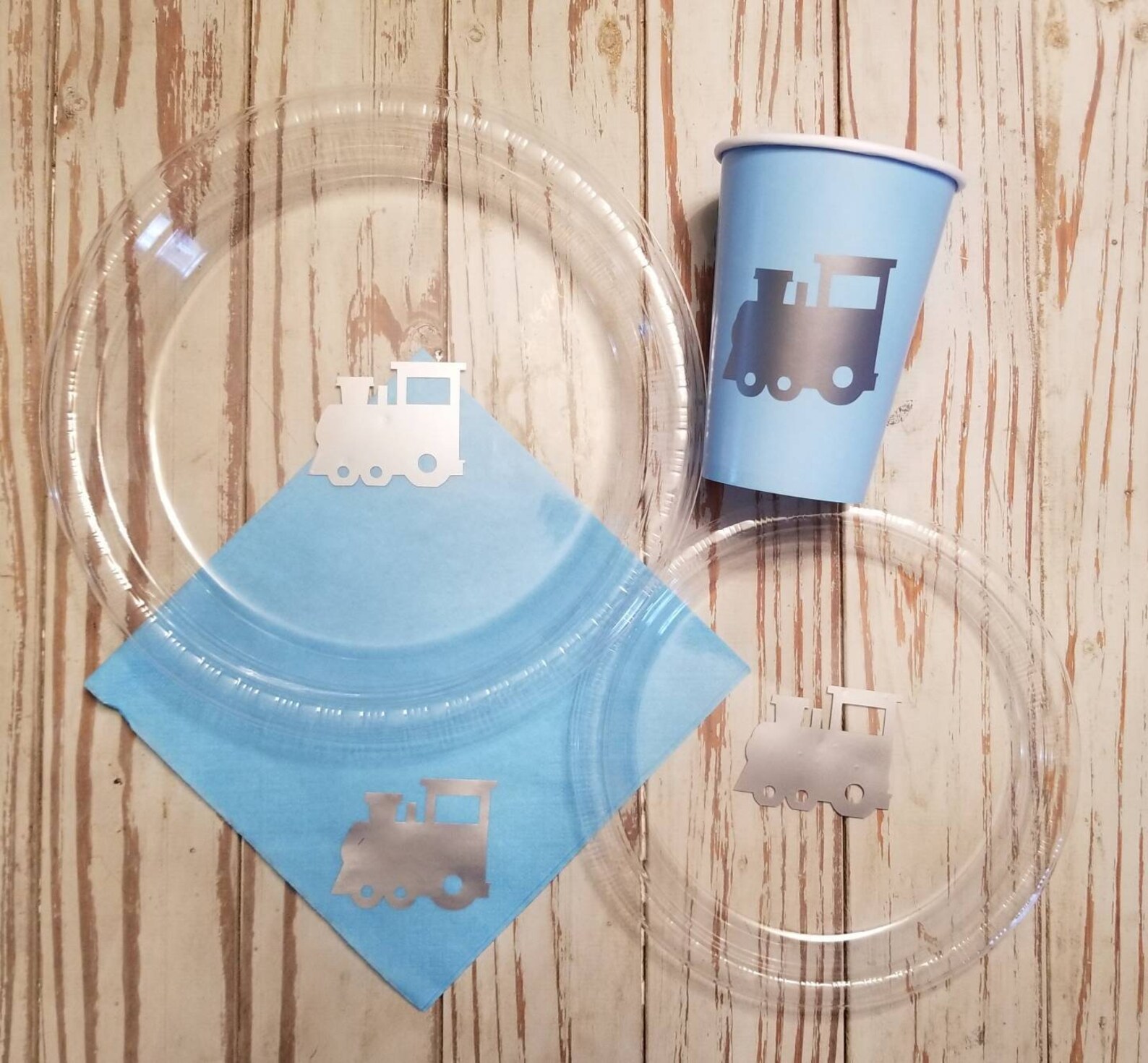 Train Birthday, Train Party, Train Cups, Train Plates, First Birthday ...