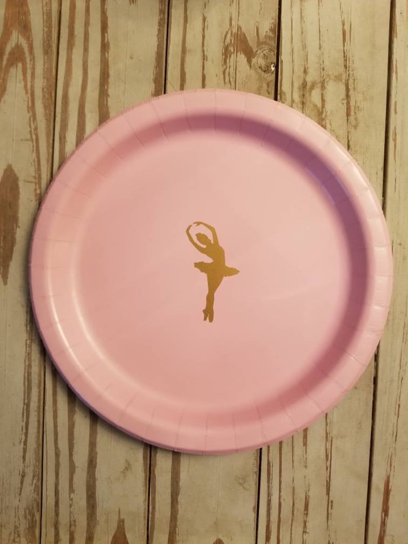 Ballerina Plates Cups and Napkins Ballet Party Dance - Etsy