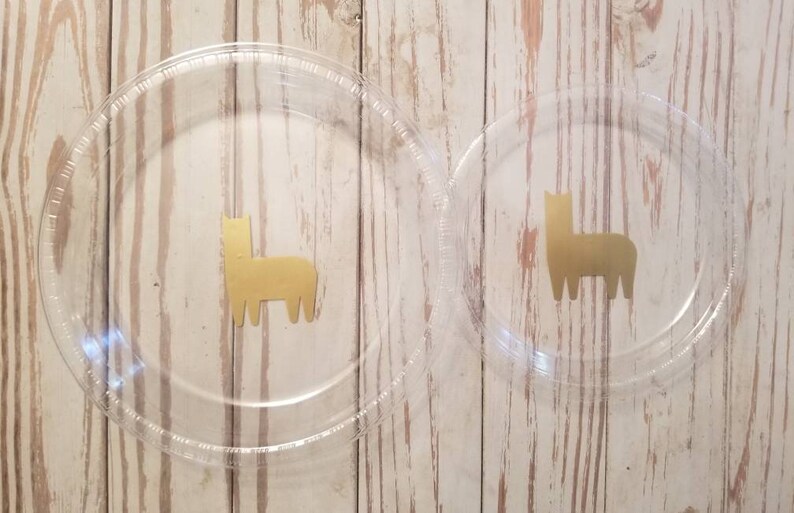 Llama or alpaca plates cups and napkins llama party | Etsy