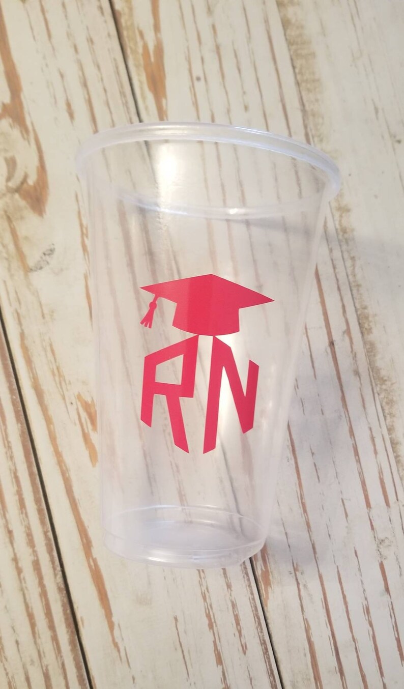 Registered Nurse Graduation Plates Cups Napkins Nursing | Etsy