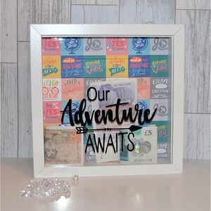 Our Adventure Fund Box, Engagement Present, Honeymoon Money Box ...