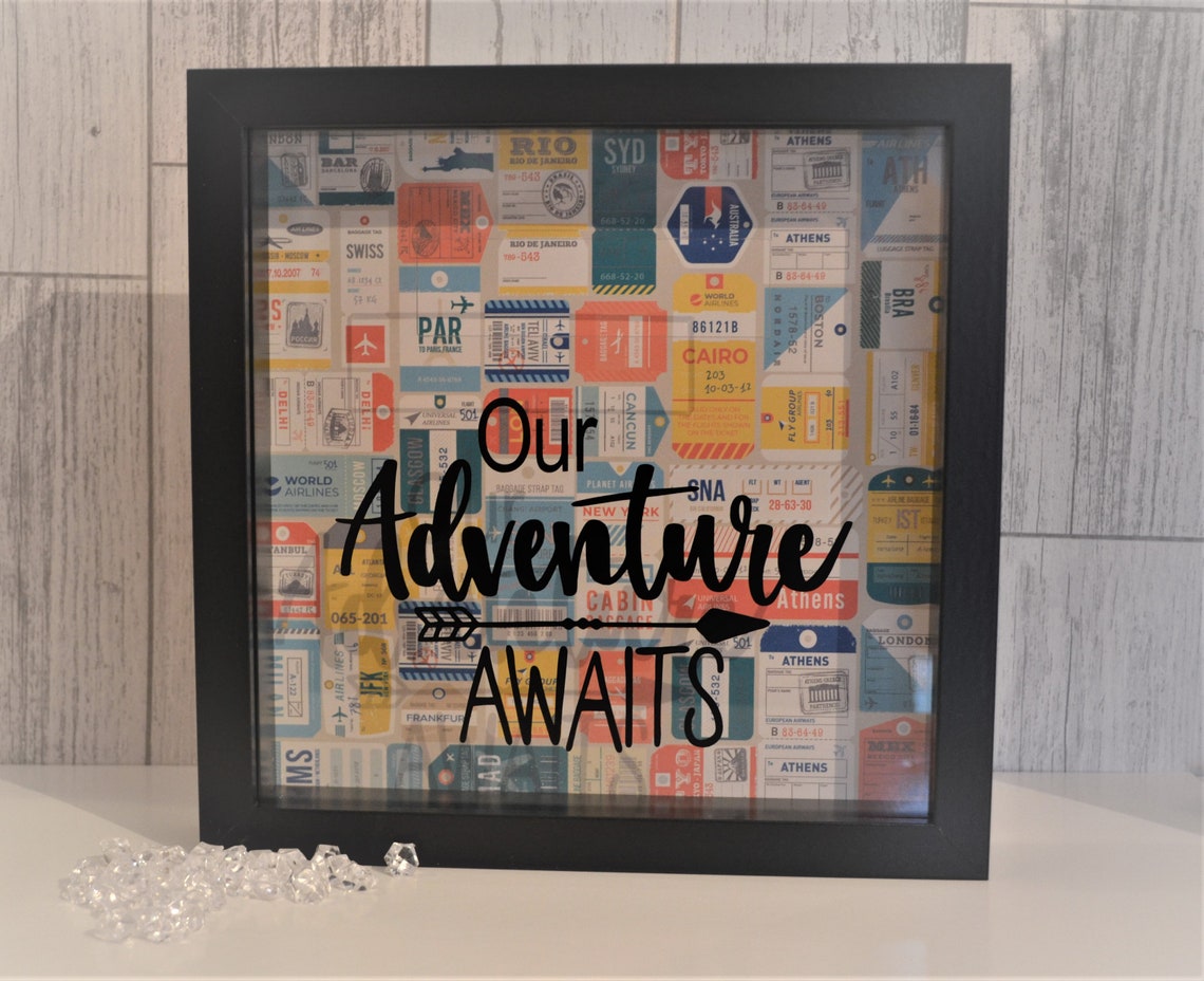 Our Adventure Fund Box Engagement Present Honeymoon Money | Etsy