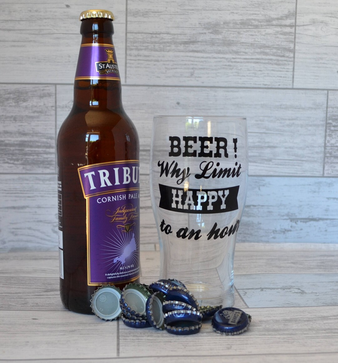 Pint Glass, Beer Glass, Happy Hour, Male Gifts. Dad Gift, Beer Lover ...