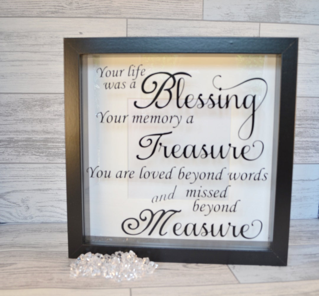 Memory Frame, Memorial Frame, in Loving Memory Frame, Personalised ...