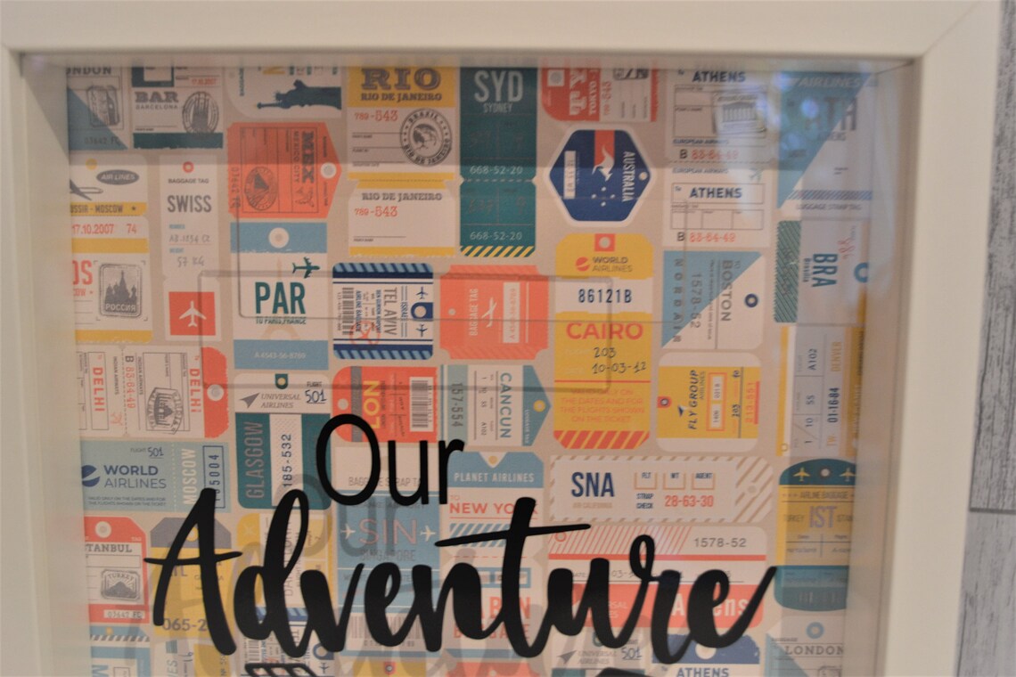 Our Adventure Fund Box Engagement Present Honeymoon Money | Etsy