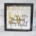 Engagement Present, Wedding Money Box Frame, Wedding Day Fund Box ...