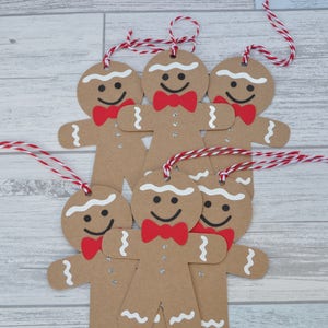 Christmas Gift Tags, Gingerbread Gift Tags, Gingerbread, Gingerbread ...