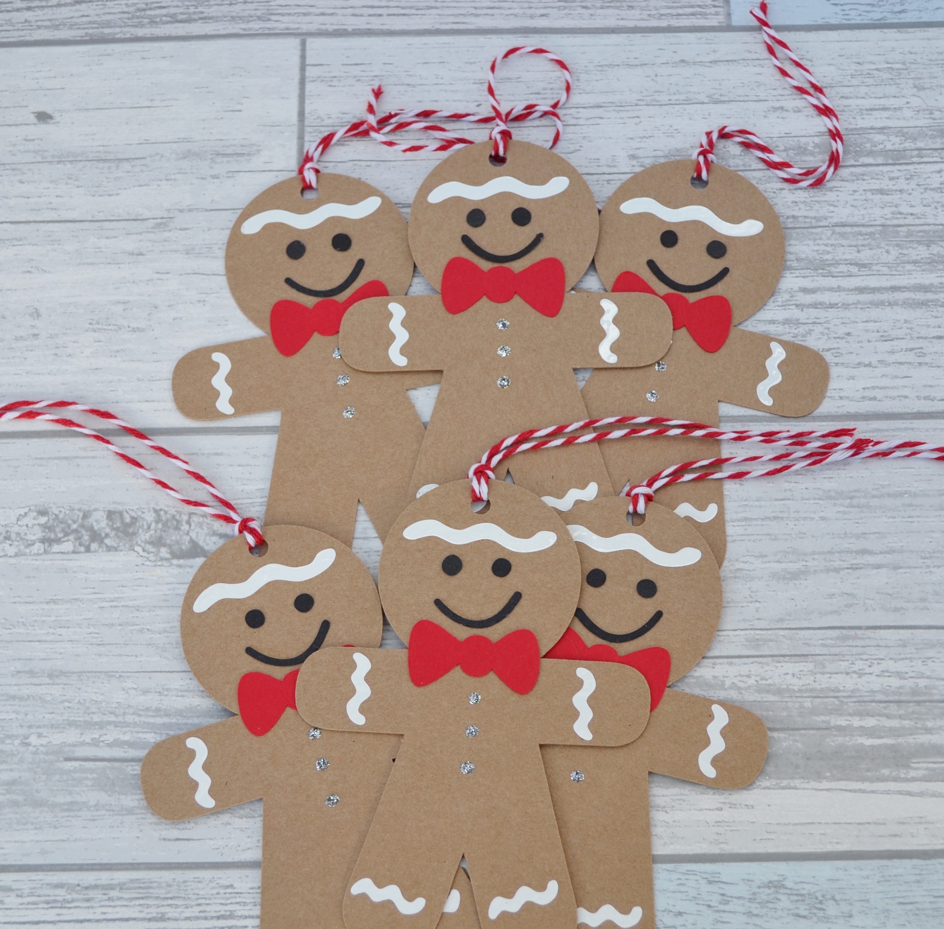 Christmas Gift Tags Gingerbread Gift Tags Gingerbread - Etsy UK