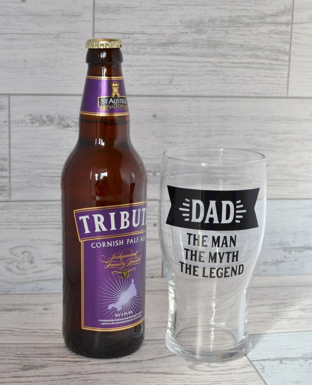 Personalized Dad Pint Glass: the Man, the Myth, the Legend - Etsy