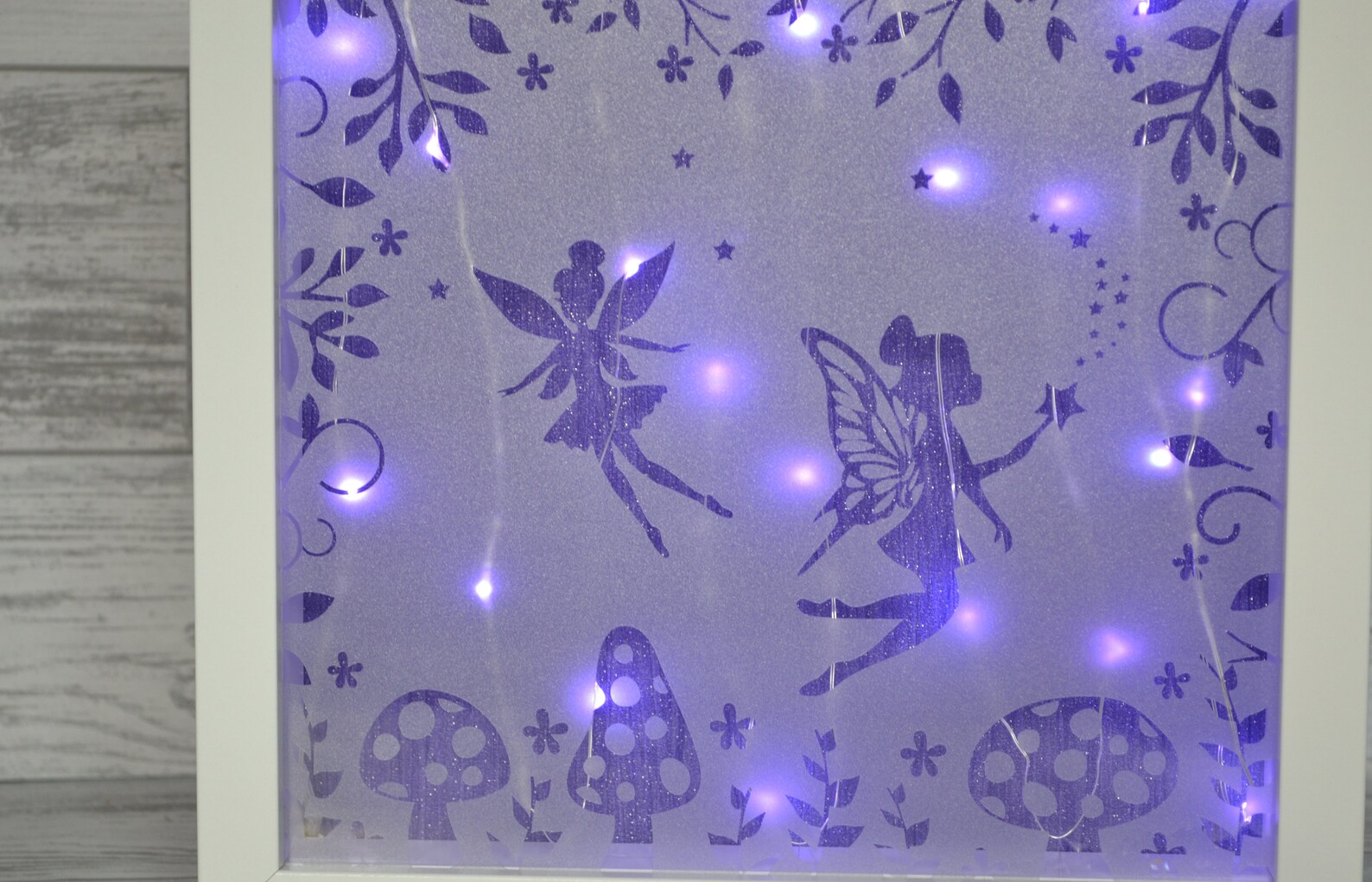 Fairy Night Light Shadow Box: Girls Bedroom Decor - Etsy
