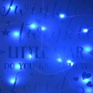 Night Light, Nursery Decor, Shadow Box, Twinkle Twinkle, Childrens ...