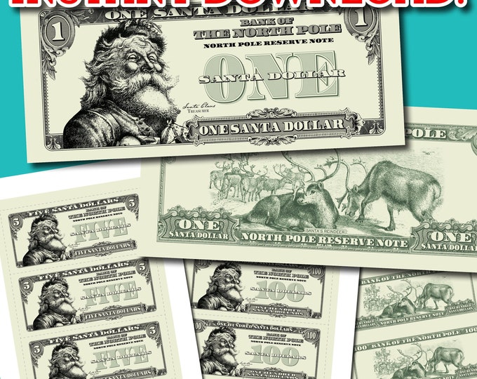 20 Dollar Bill Template: Pretend Play Money (US Letter) (digital ...