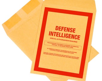 TOP SECRET classified document cover sheets multiple colors | Etsy