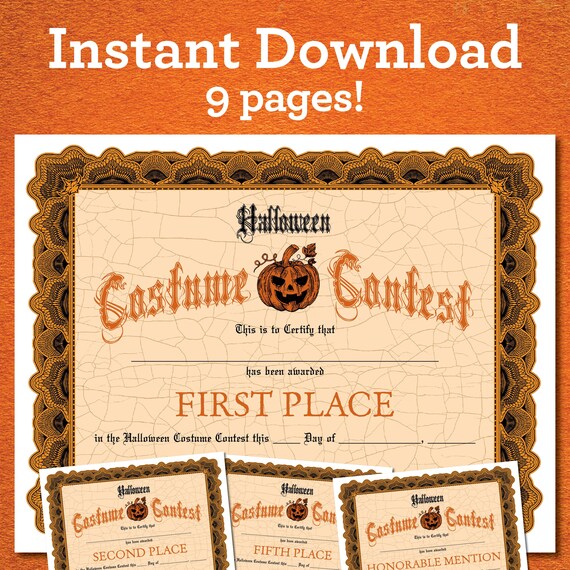 First Place Certificates Printable