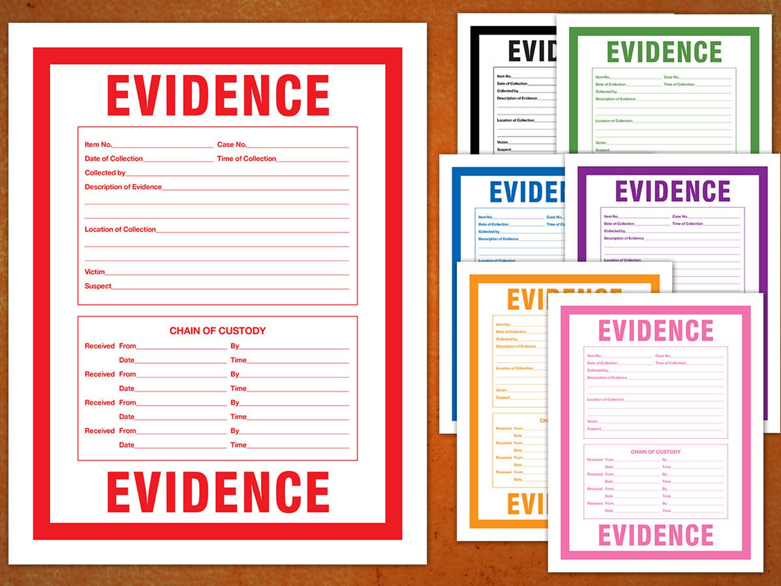 EVIDENCE Top Secret Classified Document Cover Sheets Multiple | Etsy