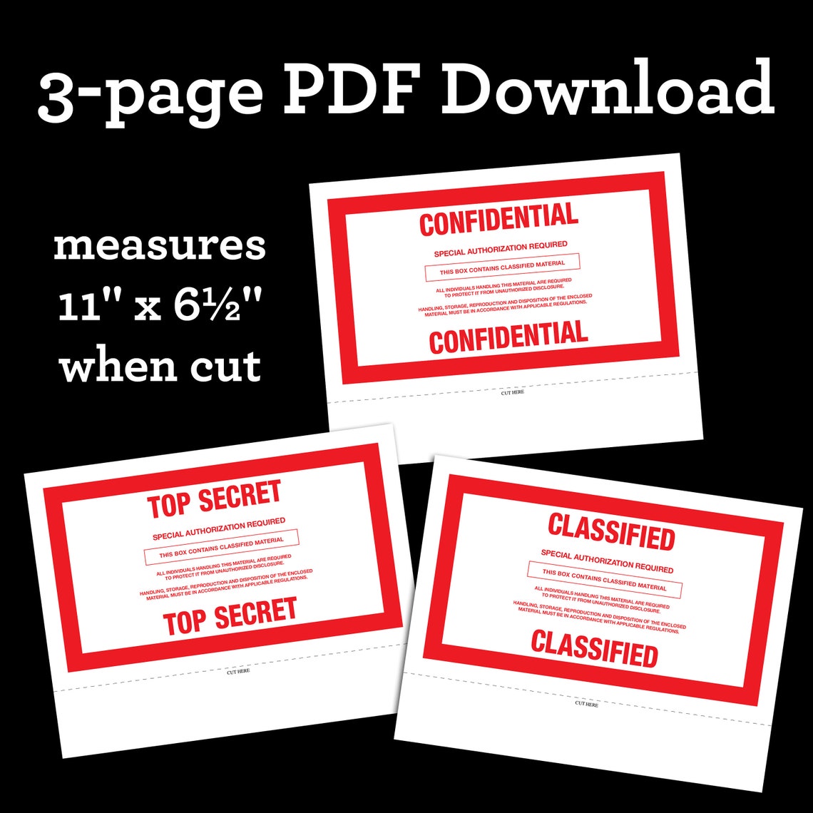 Downloadable Classified, Top Secret, & Confidential Document File ...
